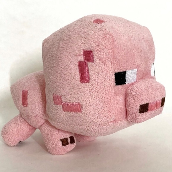 Mojang | Toys | Minecraft Pink Pig 6 Plush Stuffed Animal Toy Mojang ...